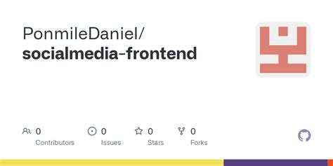 Github Ponmiledanielsocialmedia Frontend