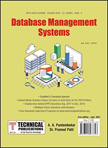Database Management Systems For Sppu 19 Course Te Sem V Comp
