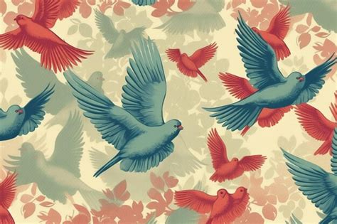 Seamless And Repeating Pattern Ai Generative Premium Ai Generated Image