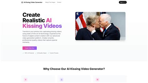 ai kissing video generator latest product information latest pricing