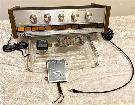 Rare 1970s Vintage Atari Video Music C240 Electronic Music Visualizer