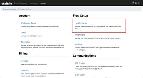 Host Systems Overview Chain Io