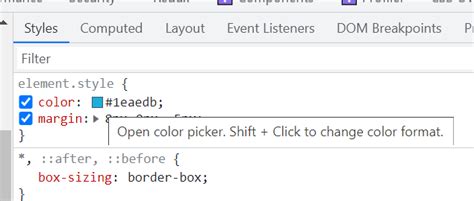 Css Chrome Devtools Converts All Hex Colors To Rgb Stack Overflow