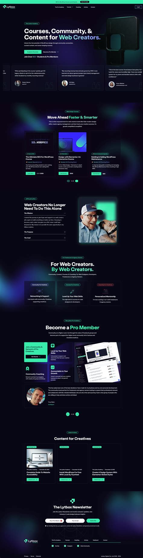 Lytbox Academy A Website Built With Bricks Builder