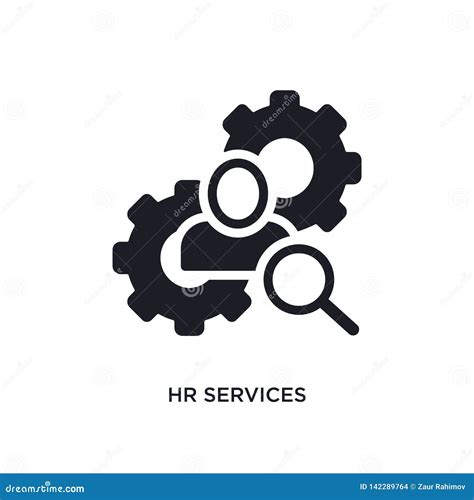 Hr Services Isolated Icon Simple Element Illustration From General 1 Concept Icons Stock Vector