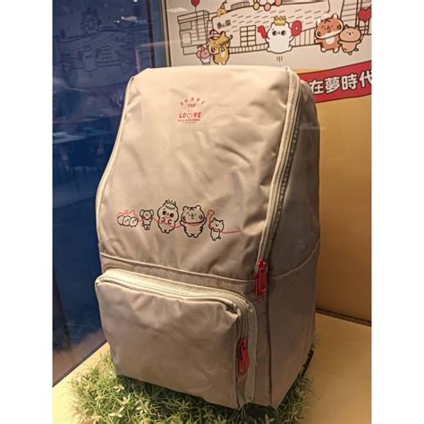 夢時代來店禮 爽爽貓x小撈撫後背包 蝦皮購物