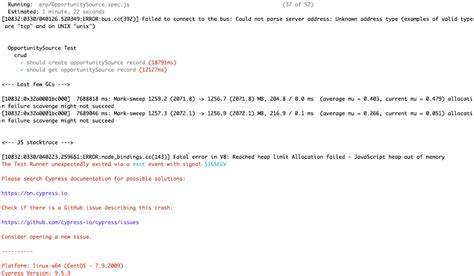 cypress heap issue · issue 20846 · cypress io cypress · github