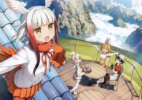 Serval Kaban Japanese Crested Ibis And Alpaca Suri Kemono Friends Drawn By Kantoku Danbooru