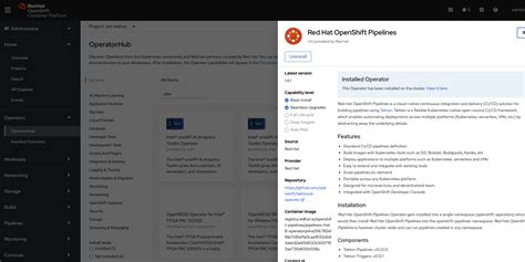 automated application packaging and distribution with openshift