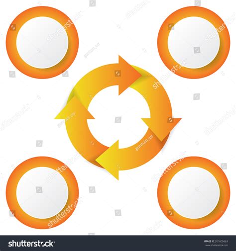 Vector Life Cycle Diagram Stock Vector Royalty Free Shutterstock