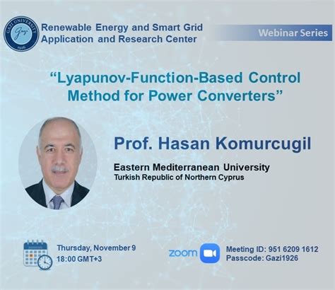 webinar series 2 lyapunov function based control method for power
