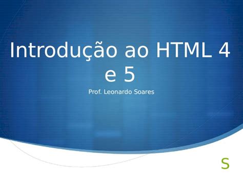 pptx introdução ao html4 e html5 dokumen tips
