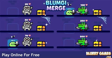 Blumgi Merge 🕹️ Play Now No Download On Blurrygames