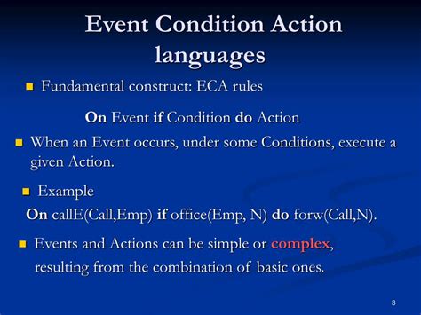Ppt An Event Condition Action Logic Programming Language Powerpoint Presentation Id6883822