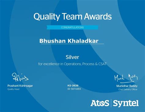 bhushan khaladkar on linkedin teamwork qualityteamaward award
