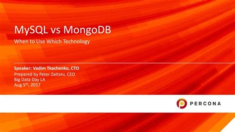 Nosql On Mysql Mysql Document Store By Vadim Tkachenko Pptx