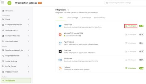 Configuring The Salesforce Integration In Responsive Home