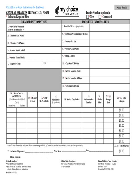 Fillable Online 1500 Claim Form Required Fields Fax Email Print Pdffiller