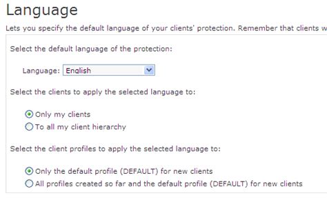 Configuring The Language