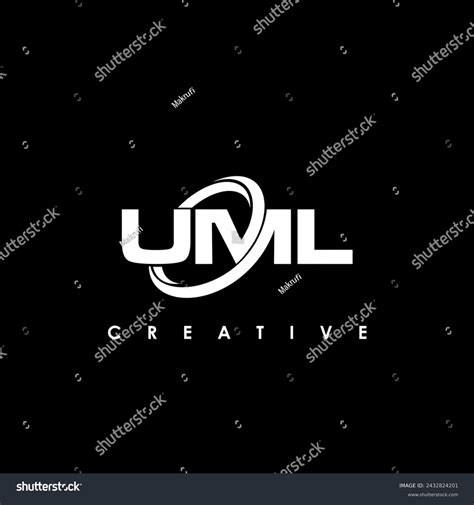Uml Letter Initial Logo Design Template Stock Vector Royalty Free