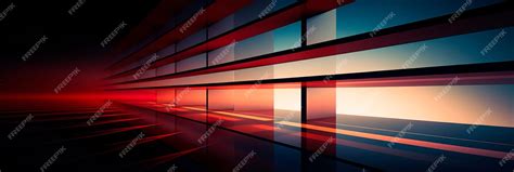 Premium Photo Abstract Architectural Shadows In A Minimalistic Skyline Setting Emphasizing