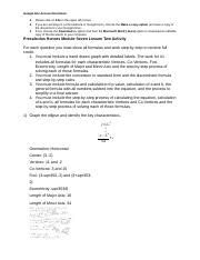 Precalculus Honors Module Seven Lesson Two Activity Course Hero