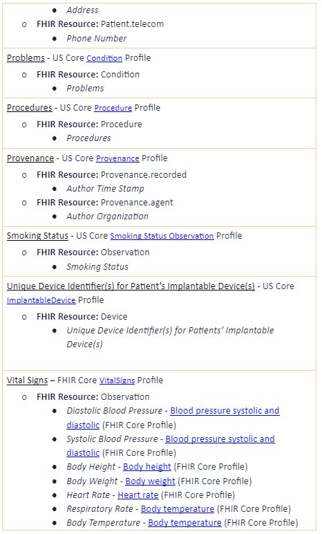 Fhir Documentation