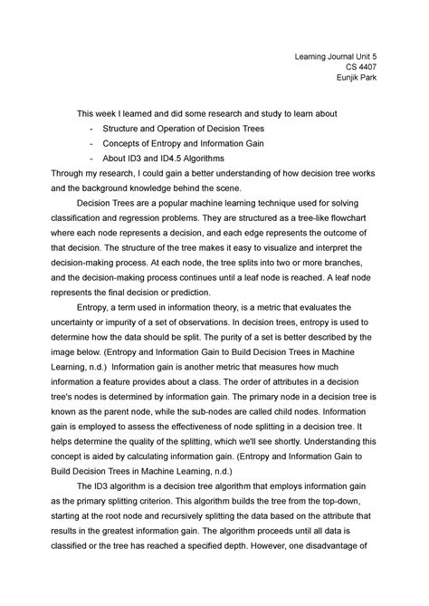 Learning Journal Unit CS Hist UoPeople Studocu