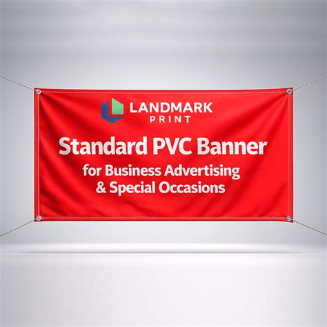 Standard Pvc Banner Landmark Print Pte Ltd