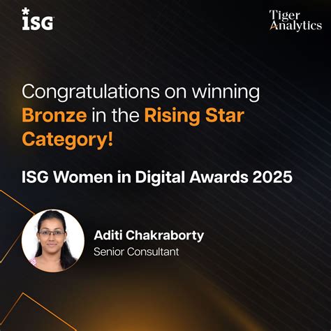 Tigeranalytics Isg Womenindigital Risingstar Data Ai Leadership