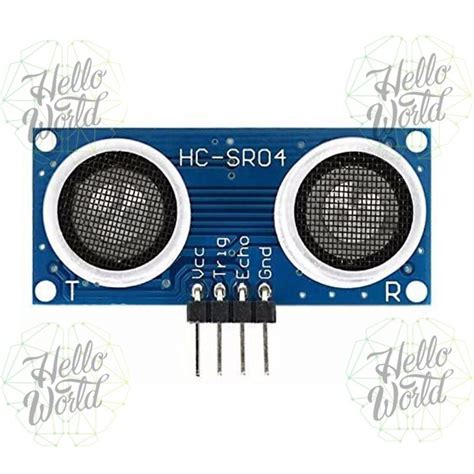 Módulo Sensor Ultrasónico Hcsr04 Hello World Electronics