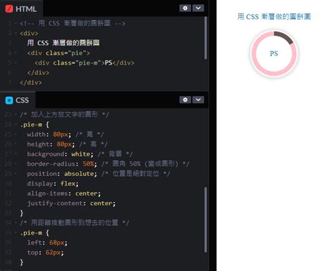 用純 Html Css 畫出圓餅圖(精簡版) 鹿熙滴慧櫃 Lucydihueigreat 用純 Html Css 畫出圓餅圖(精簡版) 鹿熙滴慧櫃 Lucydihueigreat