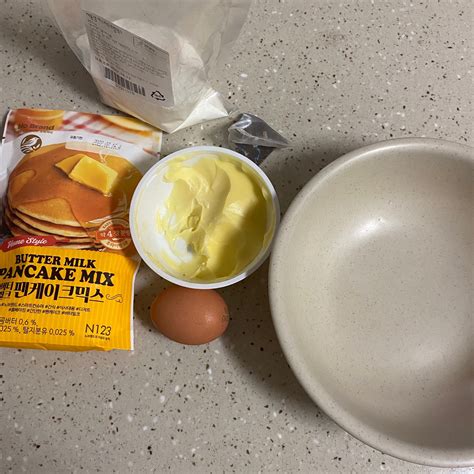 핫케이크믹스로 에어프라이어 쿠키 만들기