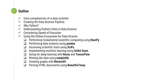 Solution Data Science Python Core Competencies Of A Data Scientist