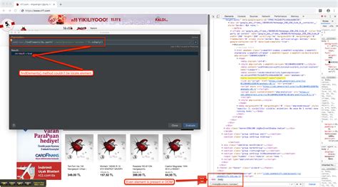 driver findelements by method couldn t locate element which present in