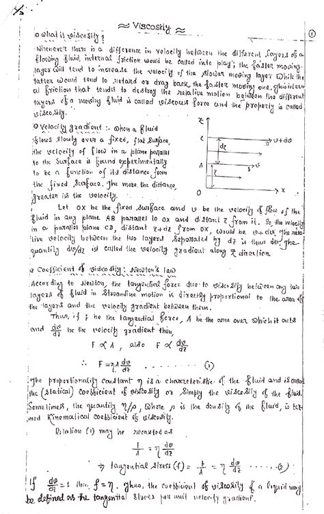 SOLUTION Viscosity Fluid Mechanics Studypool