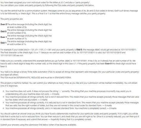Your Individual Codes And Parity Property Are PARITY Chegg Com