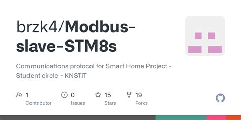 github brzk4 modbus slave stm8s communications protocol for smart