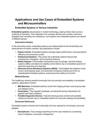 Embedded Systems Vs Microcontrollers A Comprehensive Comparison By Embedded Hash Pdf