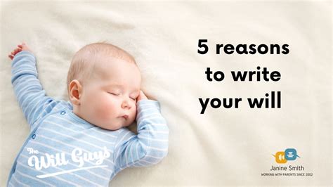 5 Reasons Why It S Important To Write Your Will When You Have A Family Janine Smith Practice