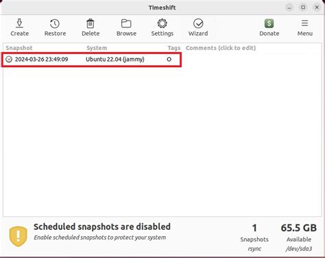 How To Install And Use TimeShift On Ubuntu CyberITHub