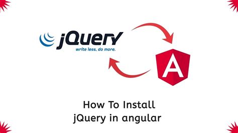 How To Install Jquery In Angular Jquery Angular Youtube