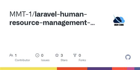 Github Mmt 1laravel Human Resource Management System