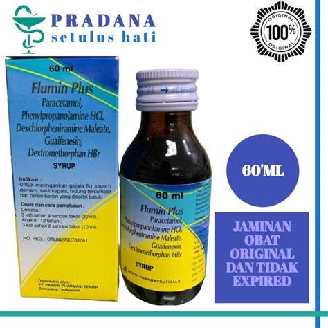 Flumin Plus Sirup 60 Ml Lazada Indonesia