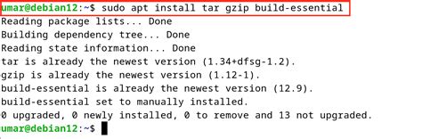 How To Install Tar Gz On Debian LinuxWays