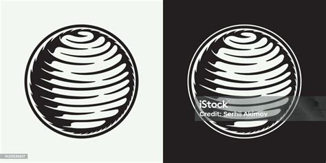 빈티지 복고풍 우주 은하 행성 로고 배지 라벨에 사용할 수 있습니다 마크 포스터 또는 인쇄물 흑백 그래픽 아트 벡터