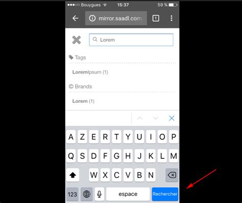 Javascript Search Button On Ios Keyboard Does Not Submit The Form Stack Overflow