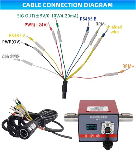 Dyn 200 Daysensor Dynamic Torque Sensor Motor Rotating Speed Measuring