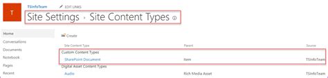 How To Create And Use Content Type Hub In SharePoint Online