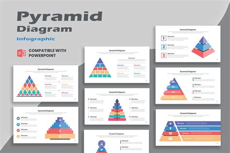 Pyramid Diagram Infographic Templates PowerPoint Di MightySlide Su PoweredTemplate Modello